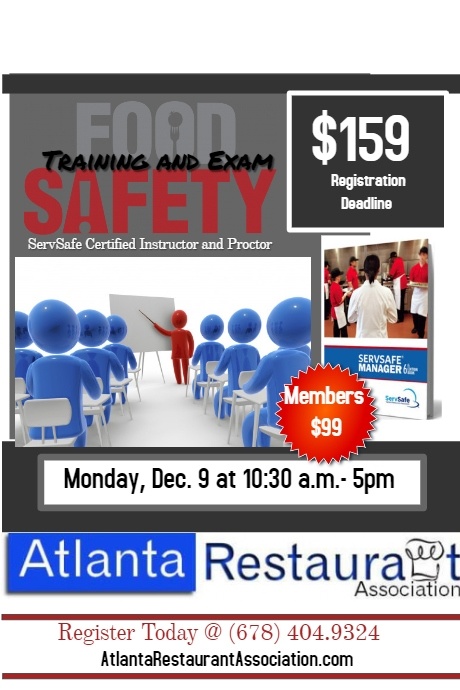 ServSafe Instruction and Exam 6/17 | PosterMyWall