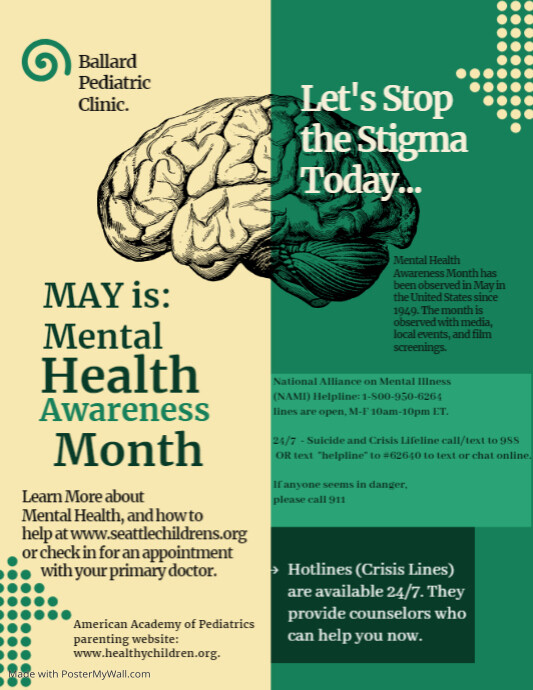 Mental Health Flyer | PosterMyWall