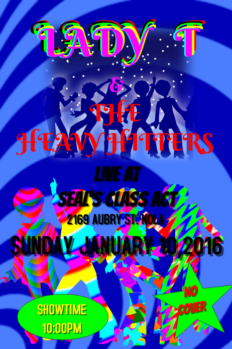 BAND AT NIGHTCLUB Template | PosterMyWall