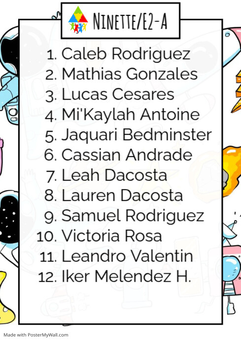 E2 Ninette/Maria | PosterMyWall