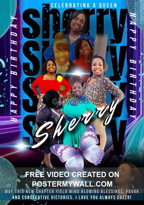 Sherry Birthday 2022 | PosterMyWall