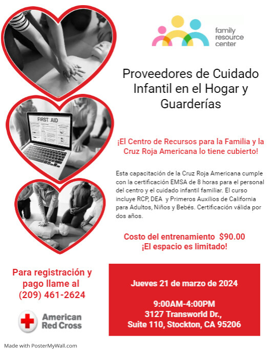 CPR & First Aid Training Center Flyer (1) | PosterMyWall