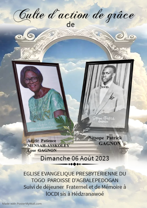 Copy of Heaven Funeral template | PosterMyWall