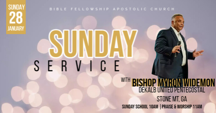 Sunday Service Poster | PosterMyWall