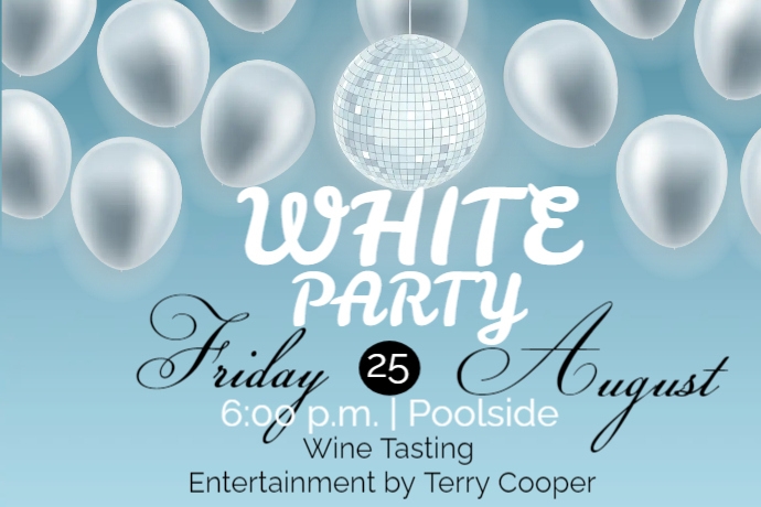 white party | PosterMyWall
