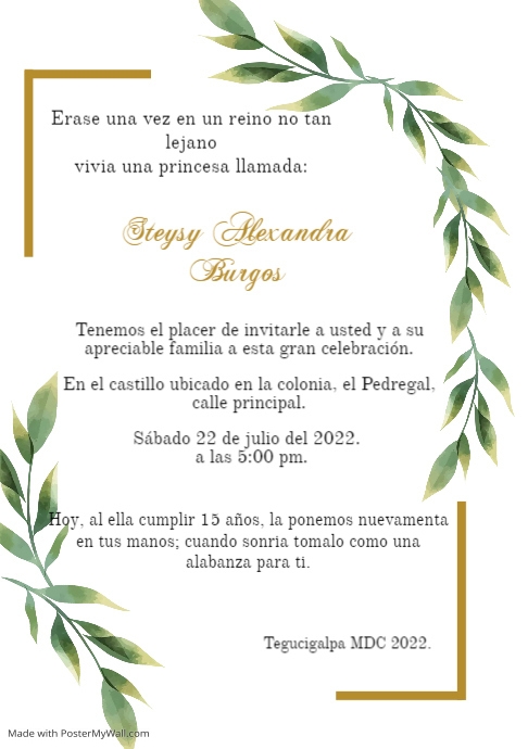 Copia de Wedding card save the date | PosterMyWall