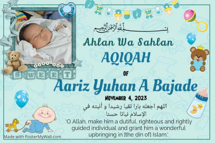 Aqiqah | PosterMyWall