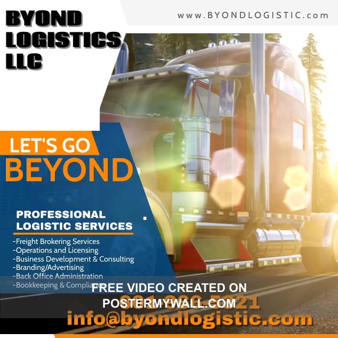 Copy of professional logistic services banner adverti | PosterMyWall
