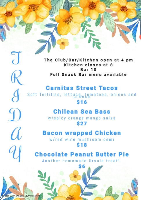 Copy of Mother's day menu,women’s day | PosterMyWall