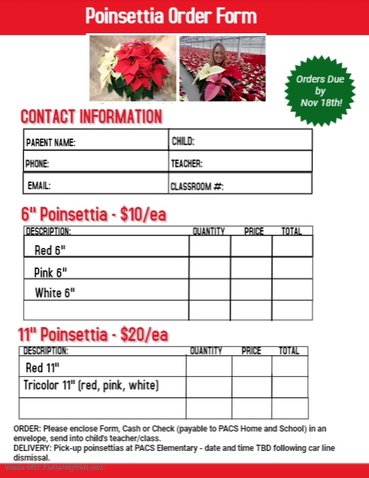 Copy of Copy of business order form template | PosterMyWall