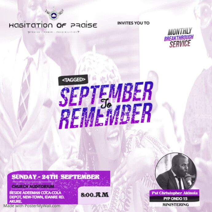 September to remember | PosterMyWall