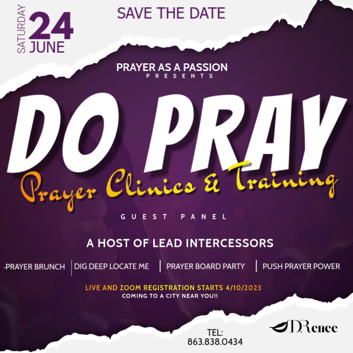 Online Prayers Poster Template Free | PosterMyWall