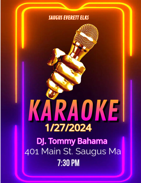 karaoke night party flyer | PosterMyWall