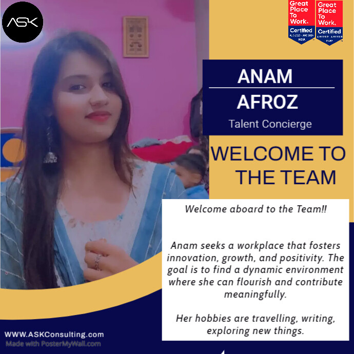 Copy of welcome to the team (9) | PosterMyWall