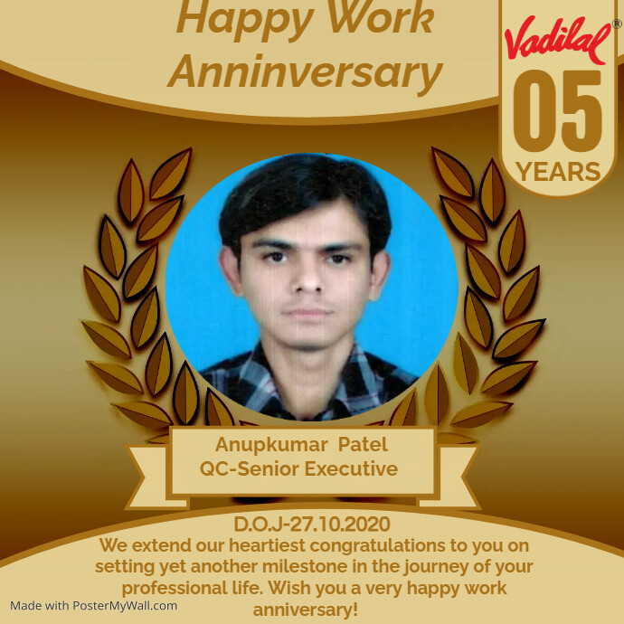 Work Anniversary | PosterMyWall