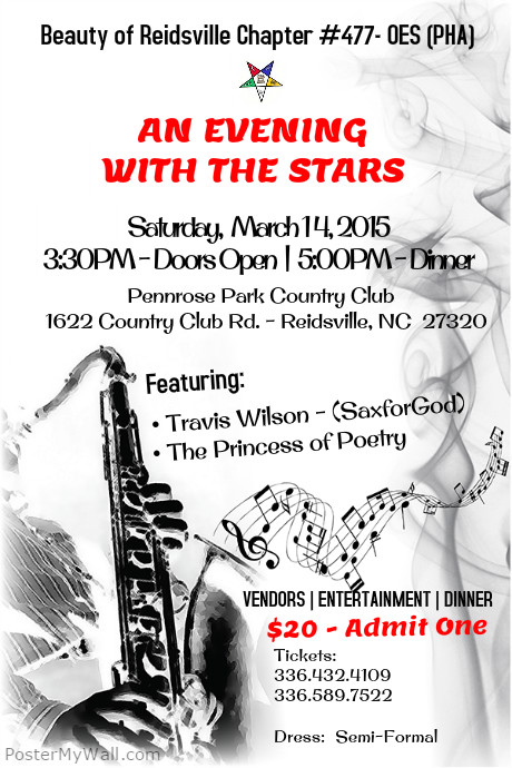 2015 Evening with the Stars | PosterMyWall