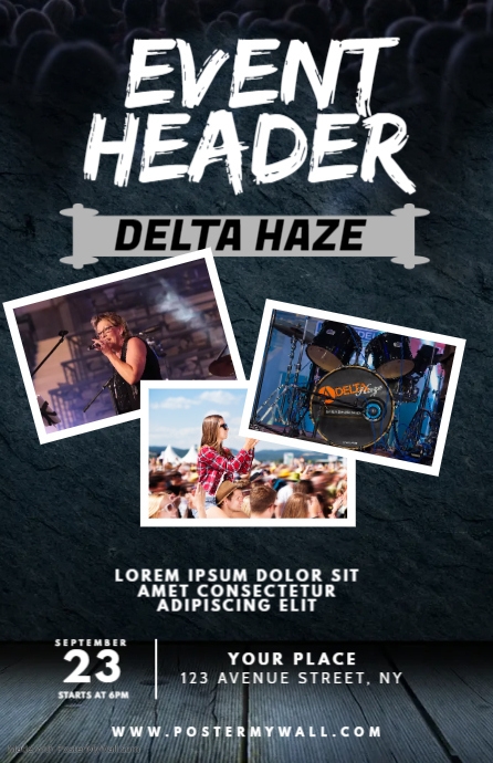 Concert Event Flyer Design Template | PosterMyWall