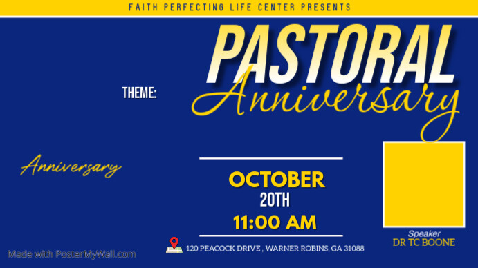 The Prophetic Service Flyer | PosterMyWall