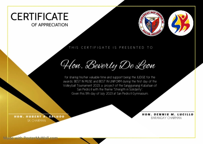 Copy of Copy of Certificate Template | PosterMyWall