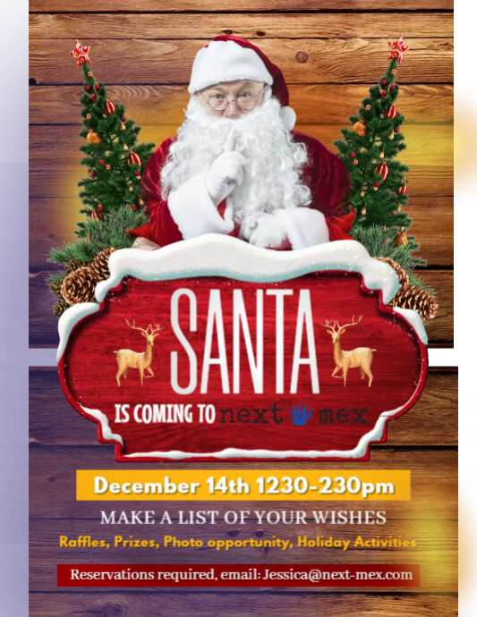 Santa is here | PosterMyWall
