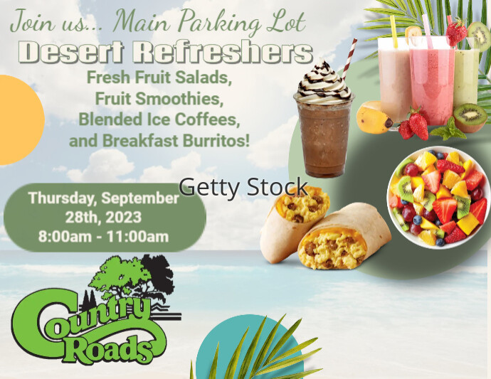 Copy of Desert Refreshers 8-24-23 | PosterMyWall