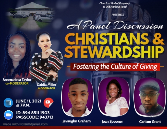 Panel Discussion - Giving | PosterMyWall