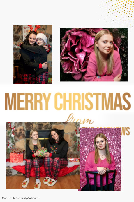 Christmas family collage, collage | PosterMyWall
