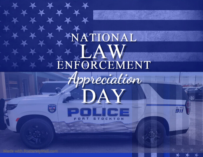 NATIONAL LAW ENFORCEMENT APPRECIATION DAY | PosterMyWall