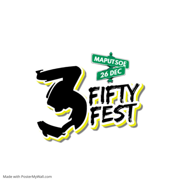 Copy of 3fifty fest logo (3D) | PosterMyWall