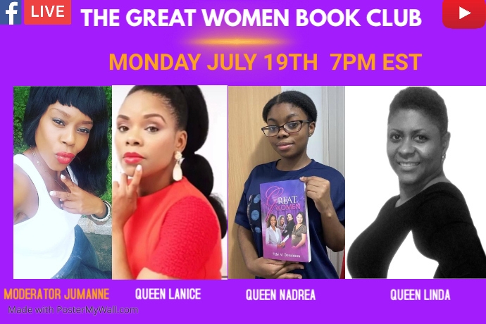 Copy of GREAT WOMEN BOOK CLUB | PosterMyWall