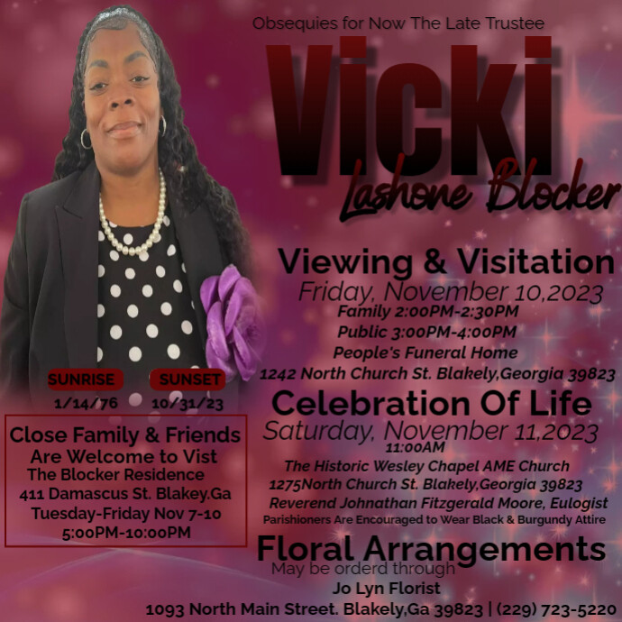 Death Announcement | PosterMyWall