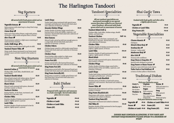 Copy of FOOD MENU FRONT | PosterMyWall