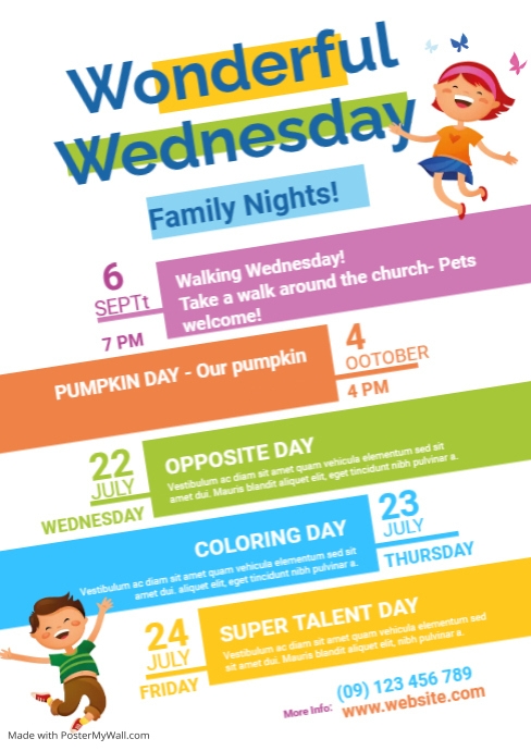 Spirit Week Flyer | PosterMyWall