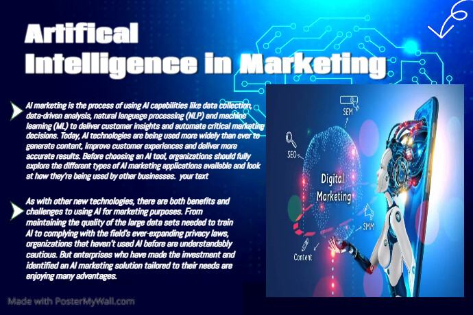 Artificial Intelligence cover post design | PosterMyWall