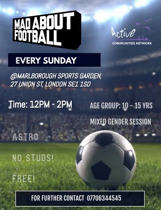 Copy of Copy of Football flyers,soccer flyers,event flyers | PosterMyWall