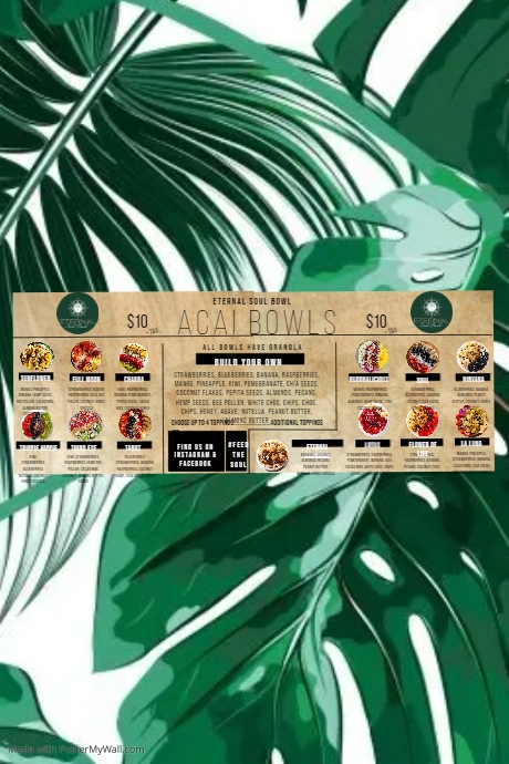 Copy of simple restaurant menu poster | PosterMyWall