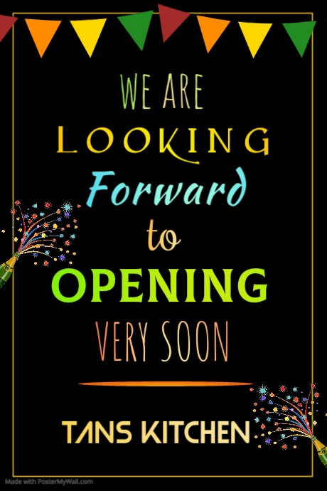 Copy of Reopening Soon Poster | PosterMyWall