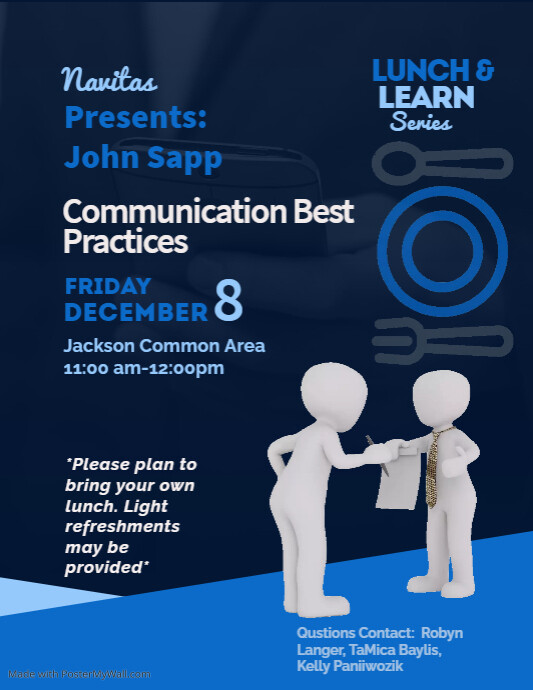 Lunch & Learn Event Flyer | PosterMyWall