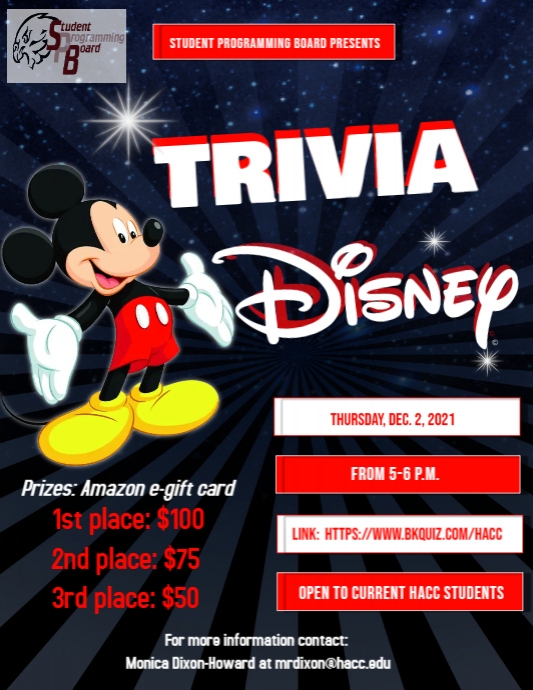 Copy of Copy of Disney Trivia Facebook Cover | PosterMyWall