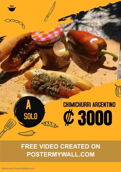 Barbeque Meat Restaurant Poster Template | PosterMyWall
