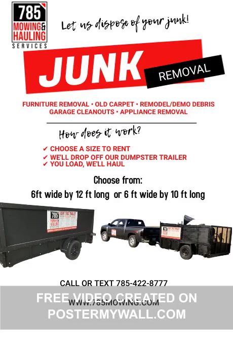 Copy of Junk Removal Service flyer template | PosterMyWall
