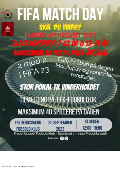 Fifa Match Day Football Poster | PosterMyWall