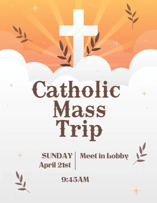 Copy of Catholic Communion Service | PosterMyWall