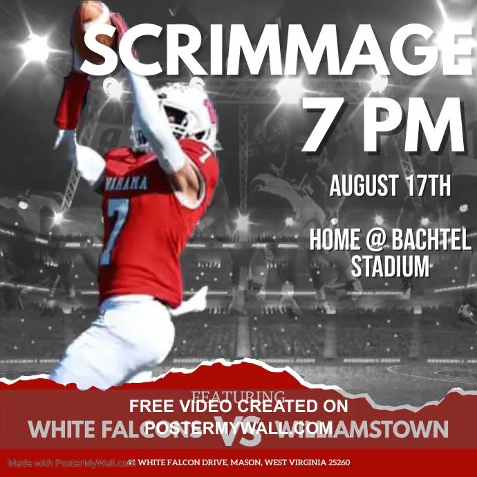 GAME WEEK football Instagram flyer | PosterMyWall