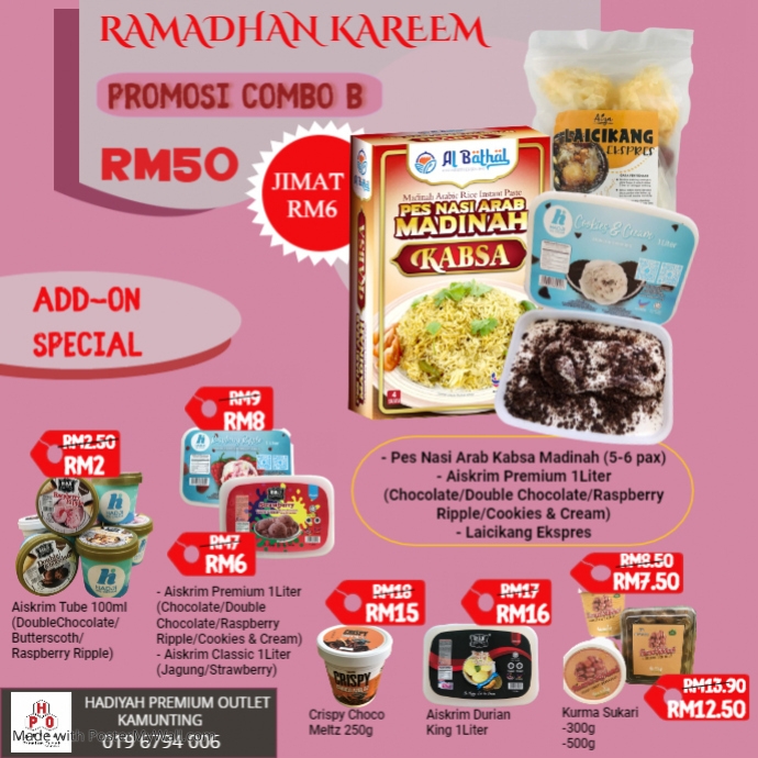 Pakej B | PosterMyWall