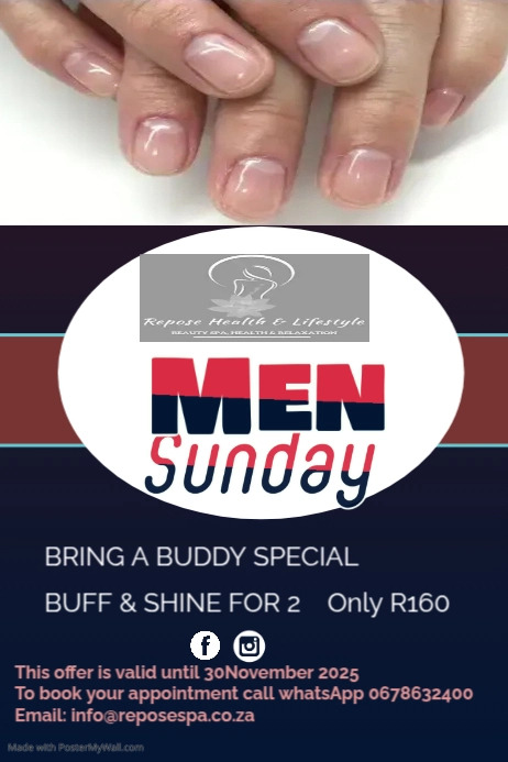 Copy of Men service | PosterMyWall