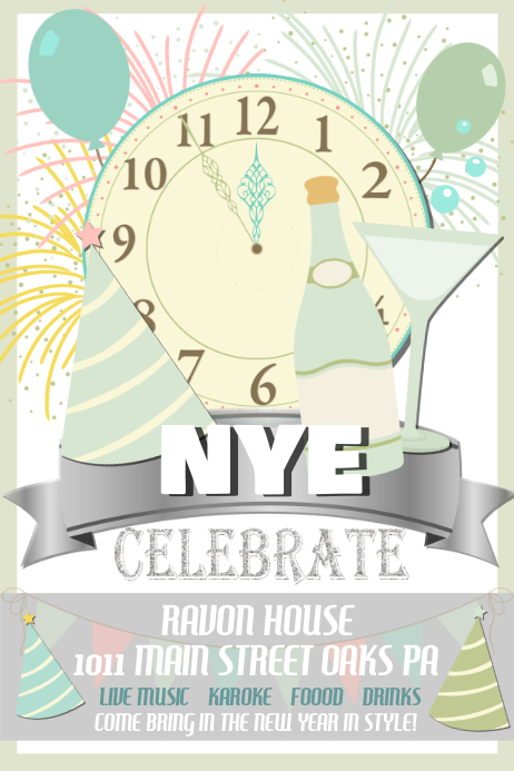 New Years Template | PosterMyWall