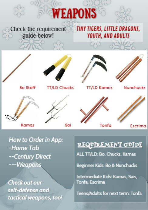 09 Holiday Sale - Weapons | PosterMyWall