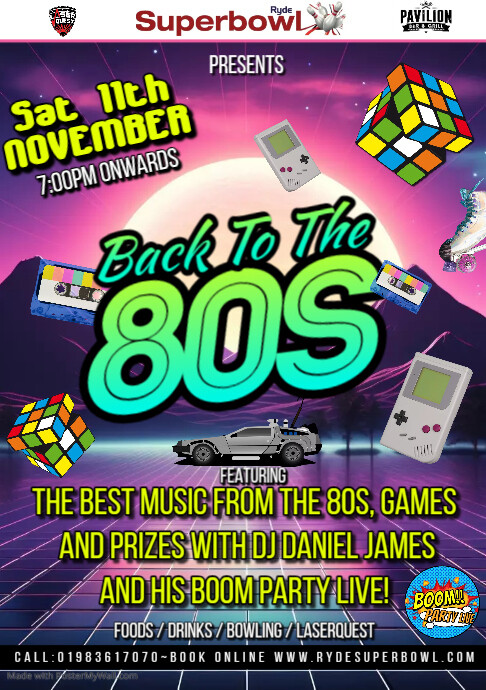 80s Flyer | PosterMyWall