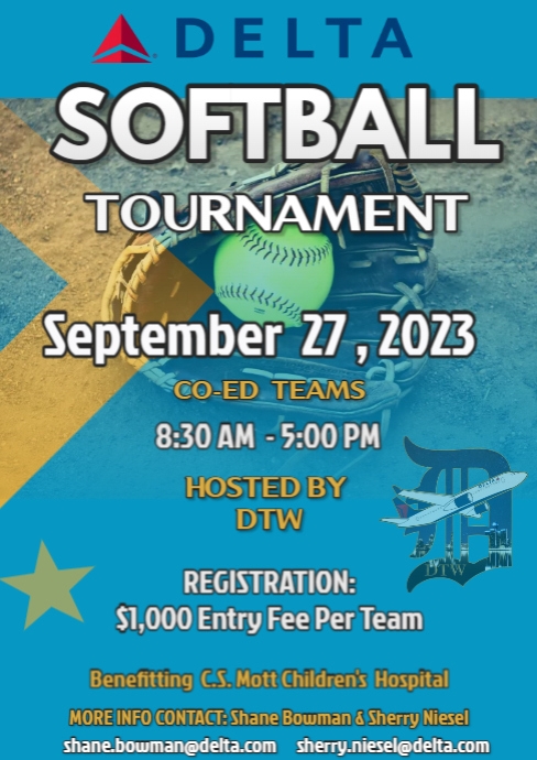 Softball Tournament Flyer | PosterMyWall